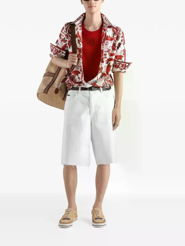 Dolce & Gabbana Cotton Tank Top With Patch