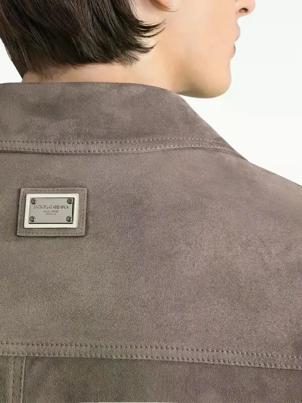 Dolce & Gabbana Suede Jacket - Grey