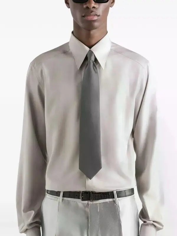 Dolce & Gabbana Satin Jacquard Neck Tie