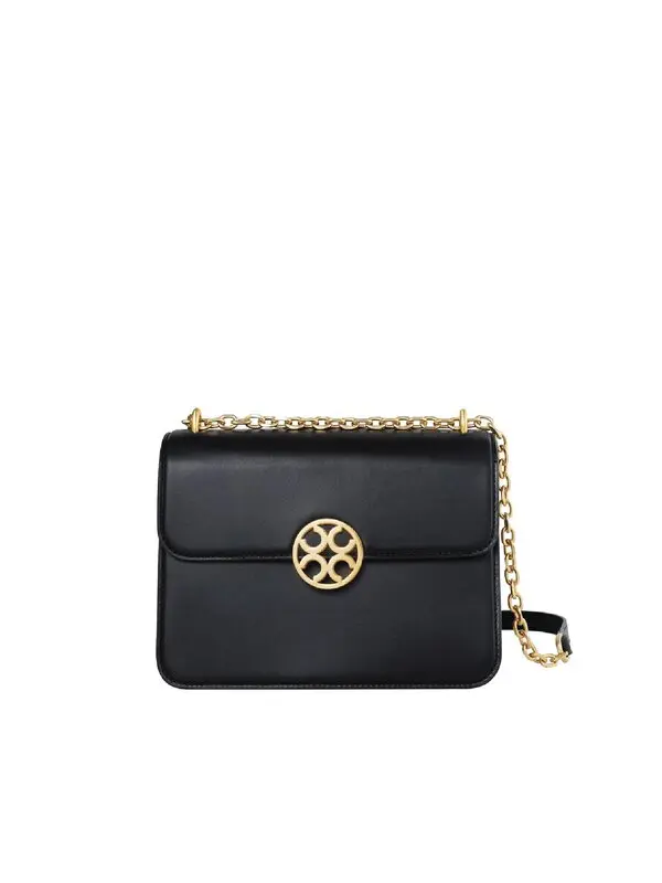 ORANGE CUBE Chain Shoulder Bag - Black
