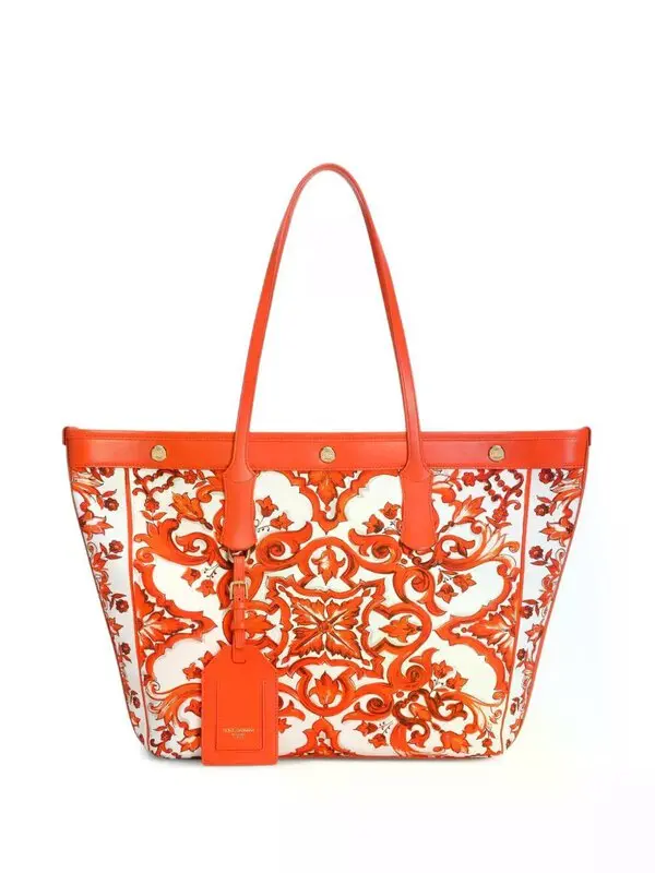 Dolce & Gabbana Atene Shopping Bag - Orange
