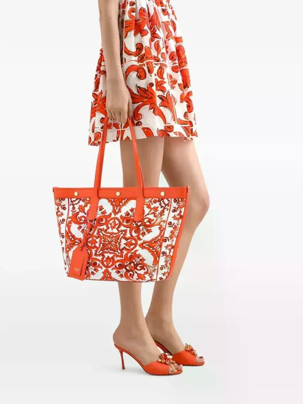 Dolce & Gabbana Atene Shopping Bag - Orange