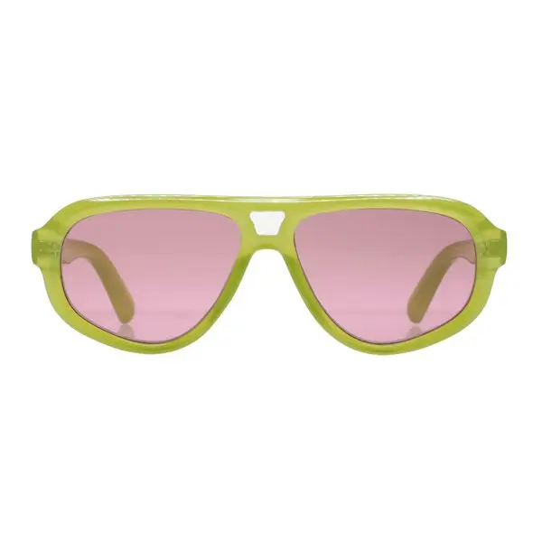 REALITY EYEWEAR Ryder Sage Aviator Sunglasses - Green