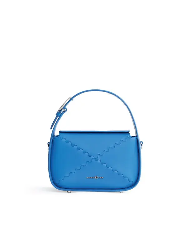 ORANGE CUBE Classic Mosaic Box Bag - Blue