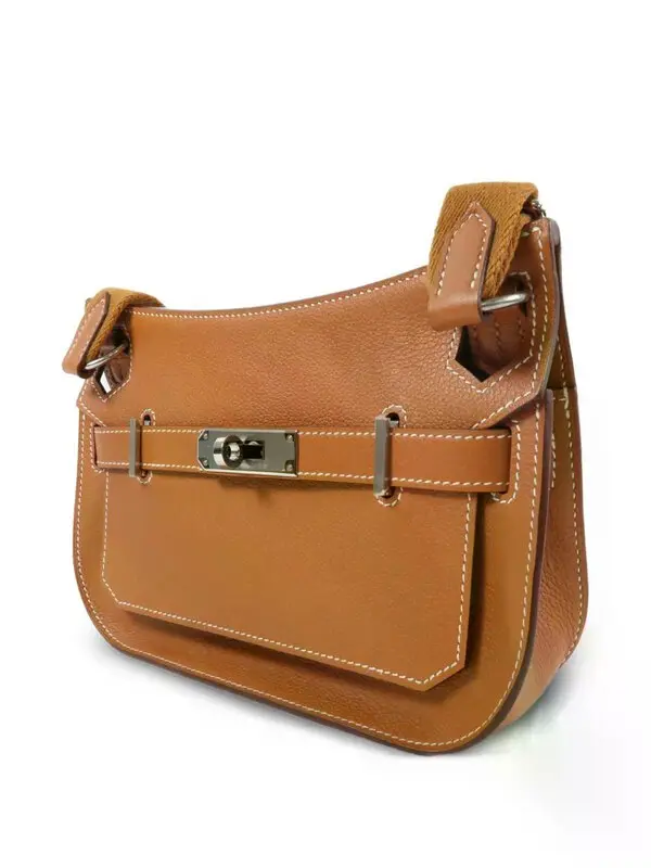 Hermès Mini Jypsiere Calfskin Crossbody Bag - Brown