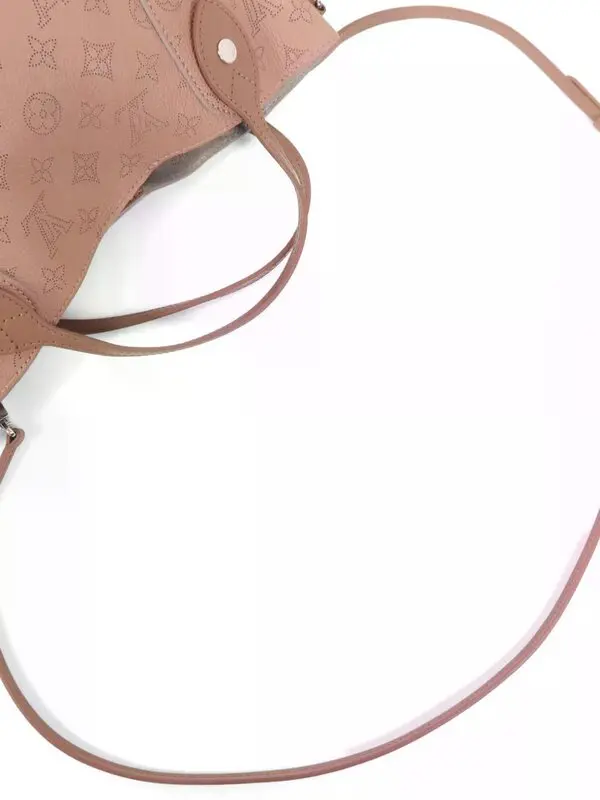 LOUIS VUITTON Monogram Mahina Hina Pm Tote Bag - Pink