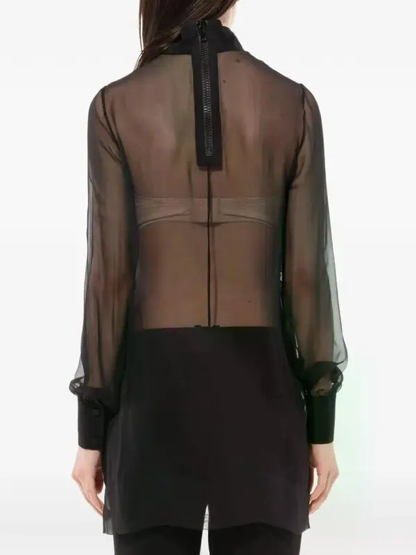 Givenchy Podium Lace-panel Blouse
