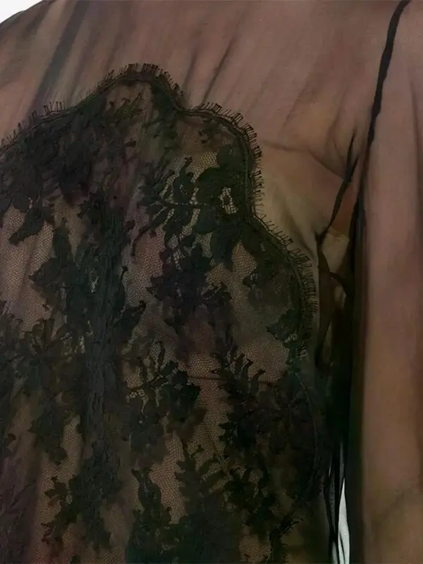 Givenchy Podium Lace-panel Blouse