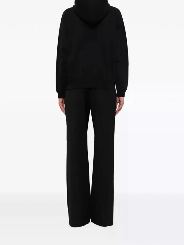 Givenchy Embroidered Zip-up Hoodie