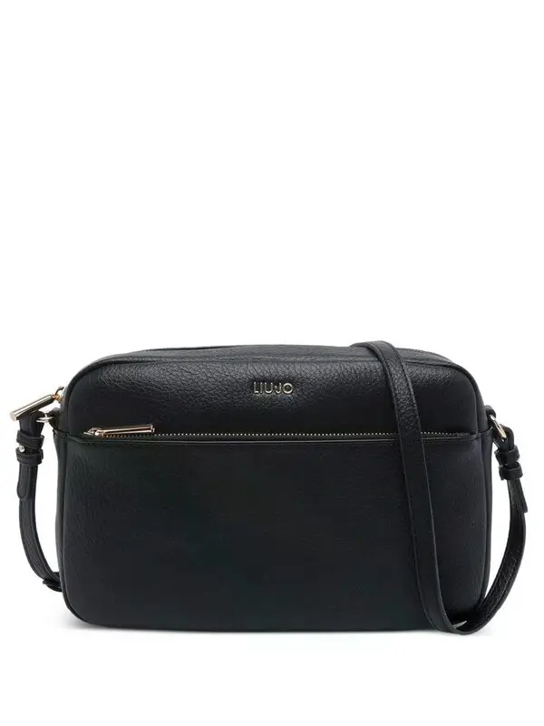 Liu Jo Logo Plaque Shoulder Bag - Black