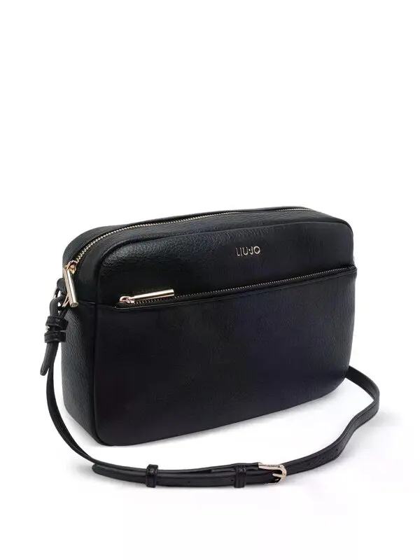 Liu Jo Logo Plaque Shoulder Bag - Black