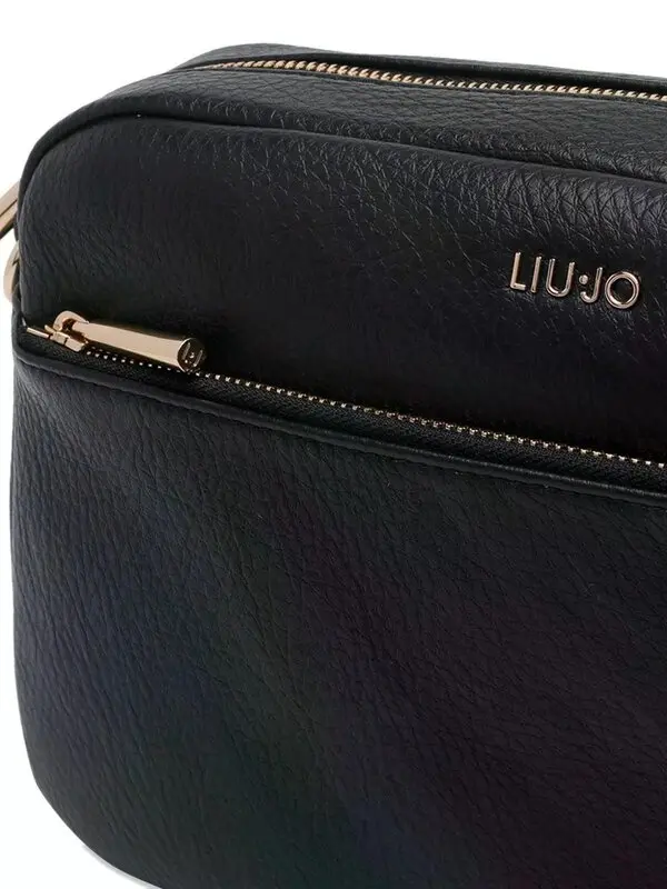 Liu Jo Logo Plaque Shoulder Bag - Black