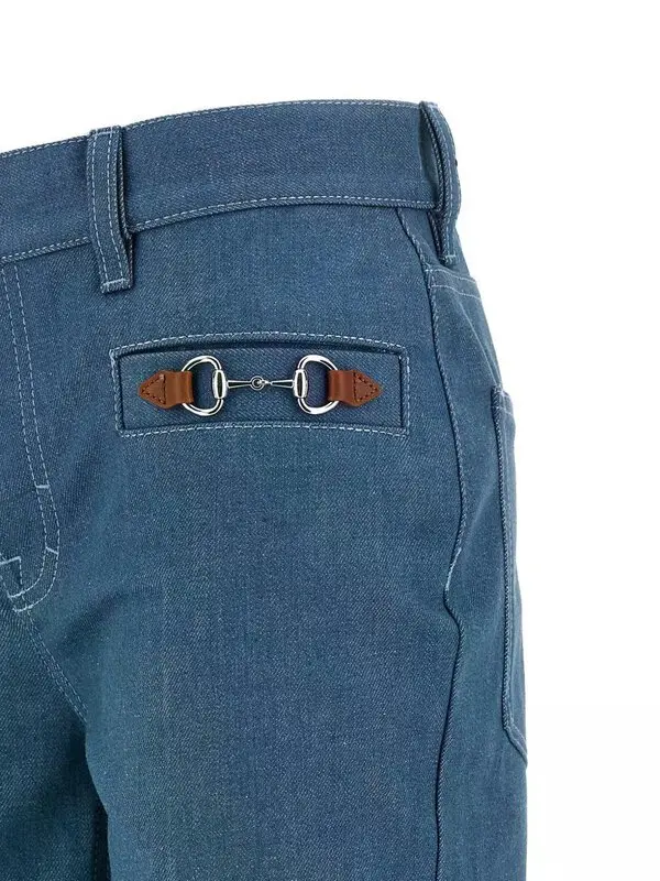 Gucci Morsetto Detail Jeans
