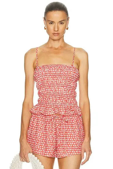 Solid & Striped The Delilah Top - Shell Print