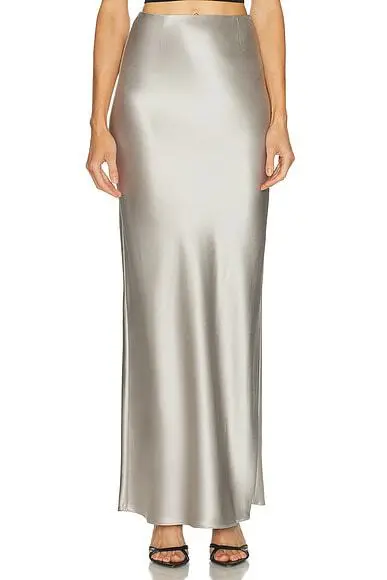 SAME Satin Maxi Skirt