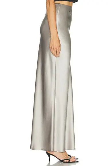 SAME Satin Maxi Skirt
