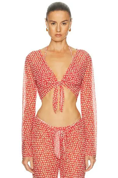 Solid & Striped The Dolly Top - Shell Print
