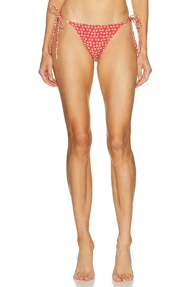 Solid & Striped The Ines Bikini Bottom - Shell Print