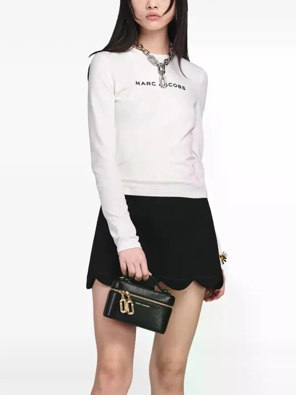 Marc Jacobs Mini The Pop J-marc Crossbody Bag - Black