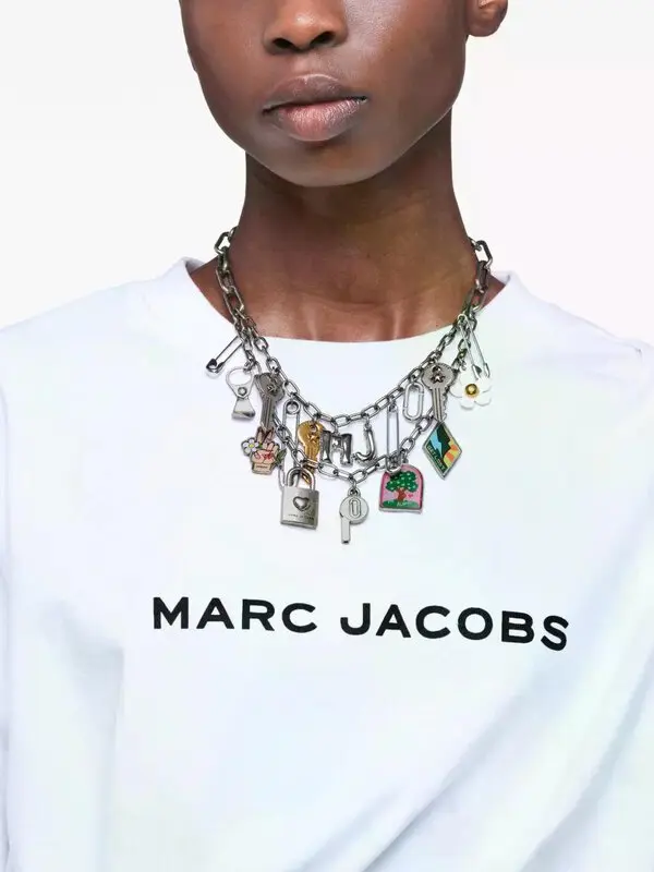 Marc Jacobs The Pop Americana Charm Necklace - Silver