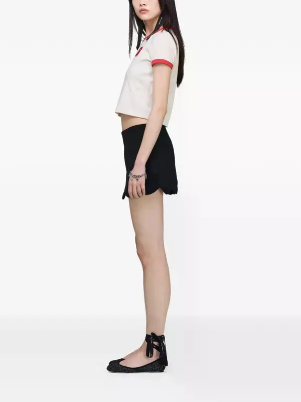 Marc Jacobs Daisy Embroidered Mini Skirt