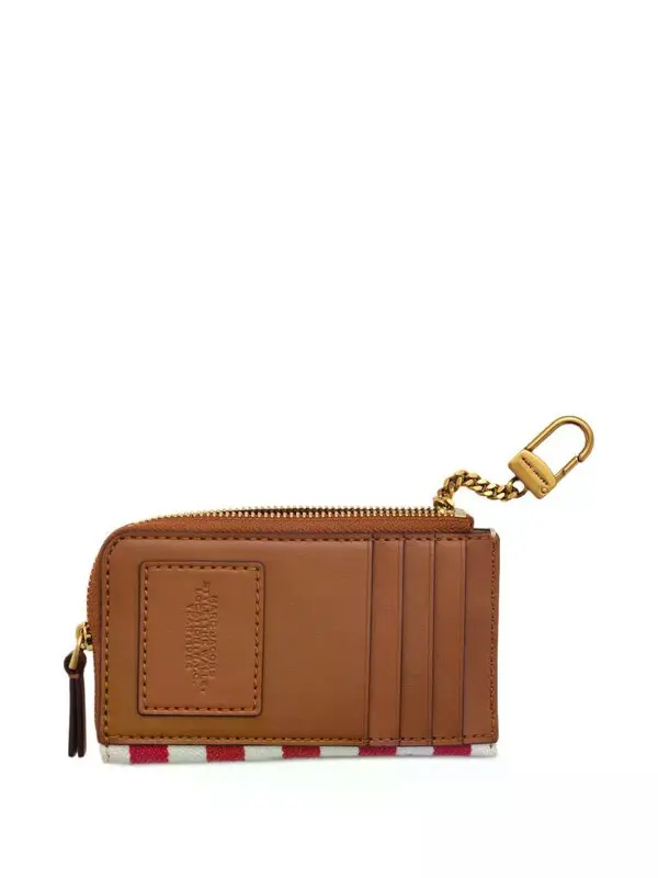Marc Jacobs The Wallet Striped Canvas Wallet