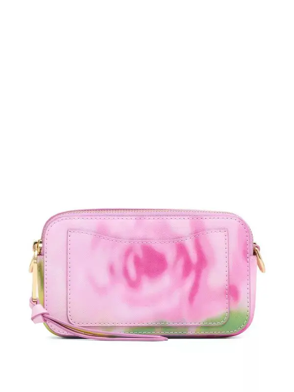 Marc Jacobs Blurred Floral Snapshot Shoulder Bag - Pink