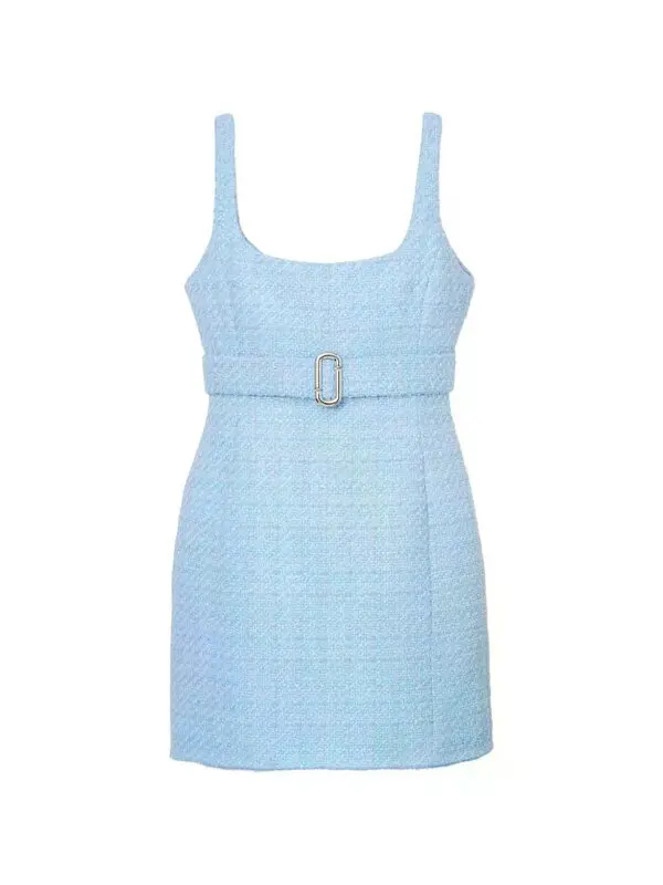 Marc Jacobs Belted Tweed Dress