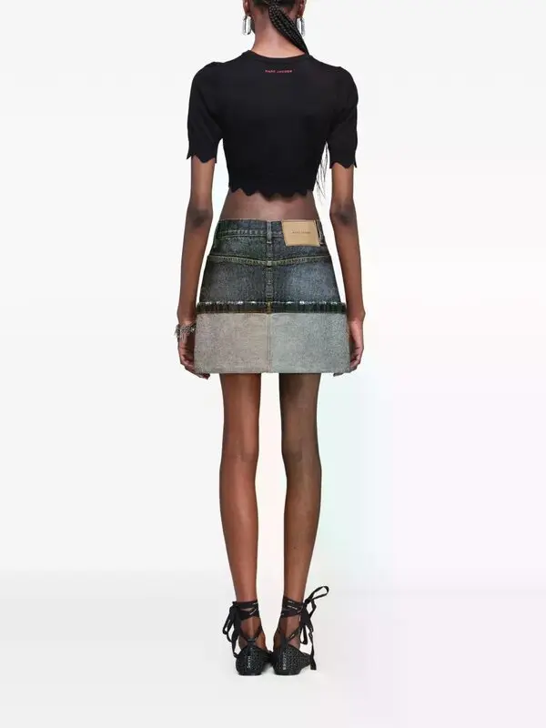 Marc Jacobs Scalloped-edge Cropped Top