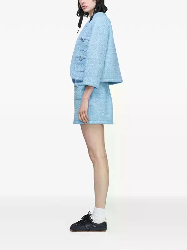 Marc Jacobs Pop J Tweed Cropped Jacket