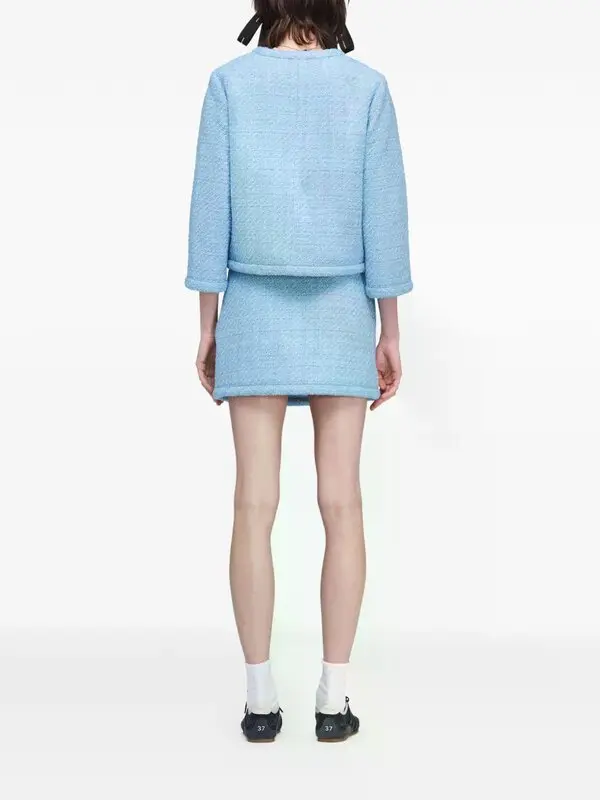 Marc Jacobs Pop J Tweed Cropped Jacket