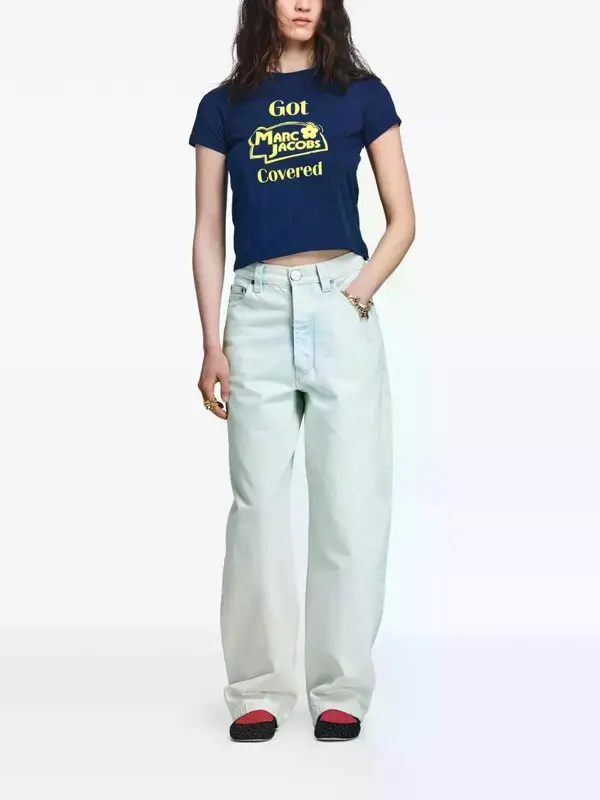 Marc Jacobs Logo Print Cotton T-shirt