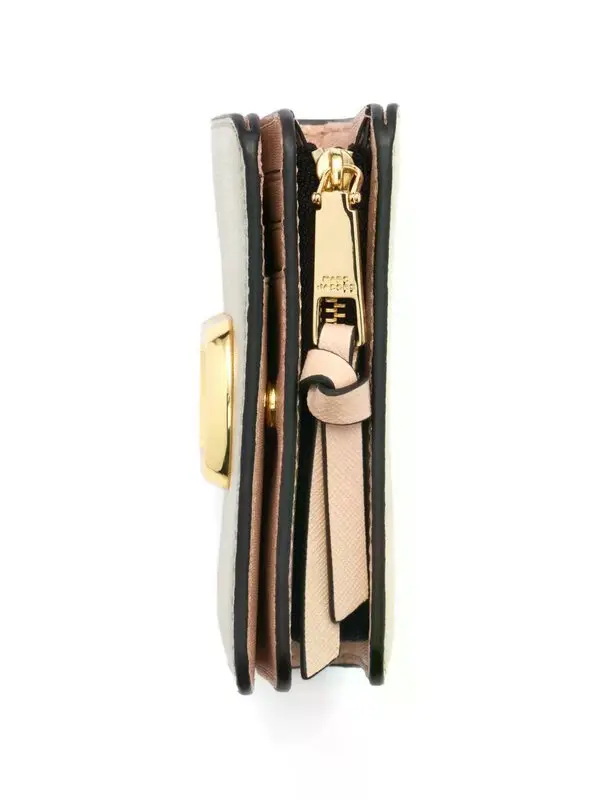 Marc Jacobs The Snapshot J-marc Logo-plaque Wallet - Neutrals