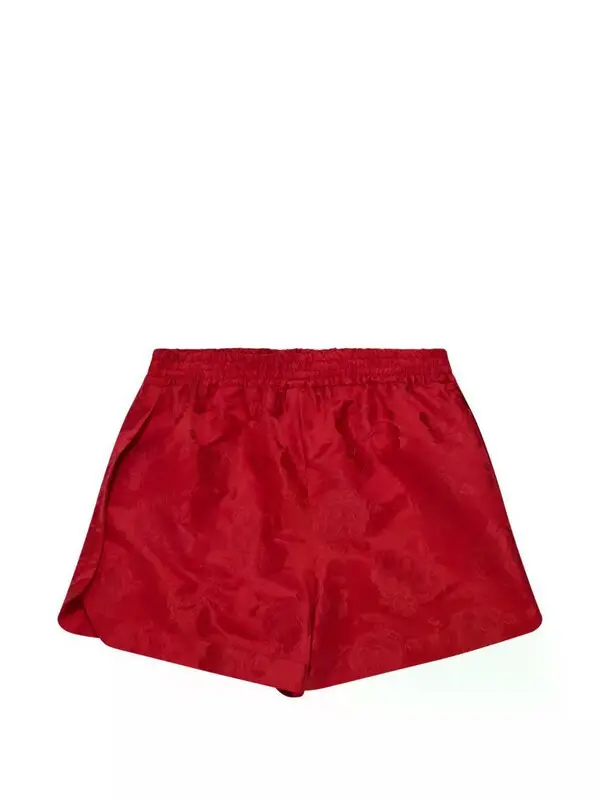 Simone Rocha Floral Jacquard Elasticated Waist Shorts
