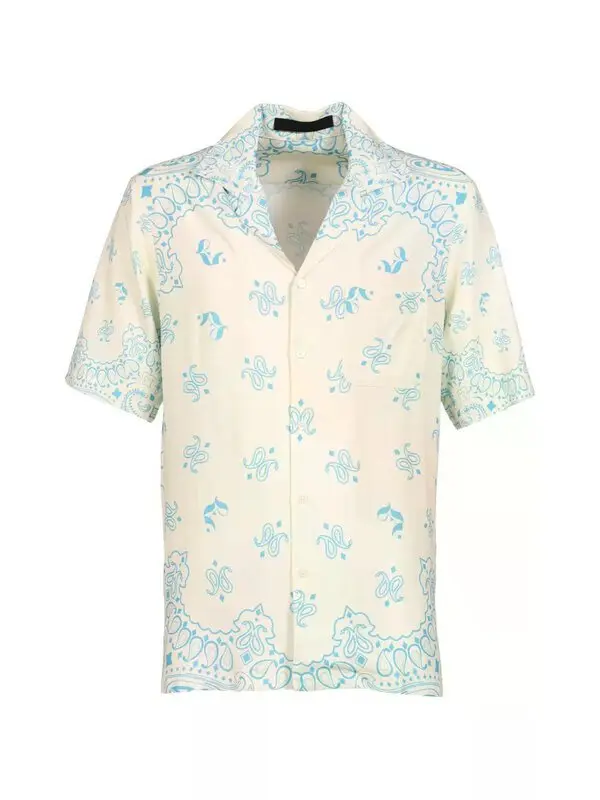 JUN/NAKAYAMA Paisley-print Short-sleeved Shirt