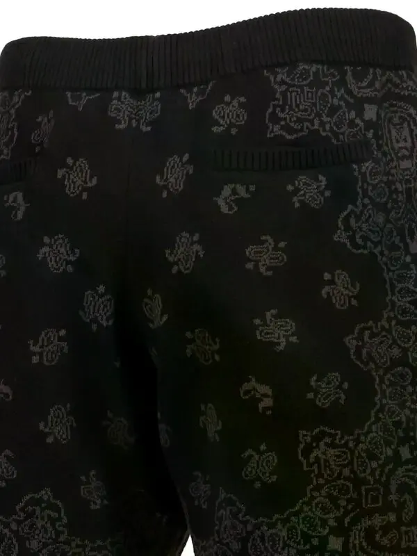 JUN/NAKAYAMA Paisley Pattern Drawstring Shorts