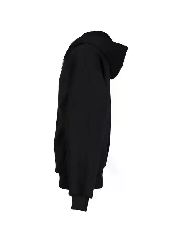 JUN/NAKAYAMA Logo Embroidered Zip-up Hoodie