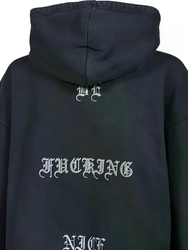 JUN/NAKAYAMA Motor Graphic-print Zip-up Hoodie