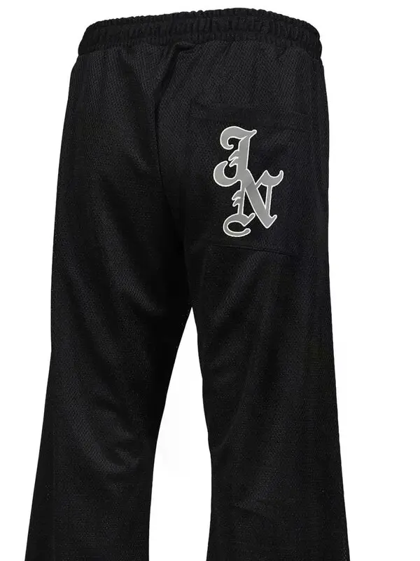 JUN/NAKAYAMA Mesh Logo-patch Track Pants