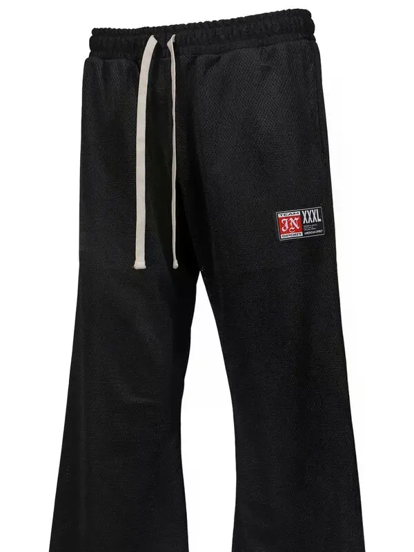 JUN/NAKAYAMA Mesh Logo-patch Track Pants