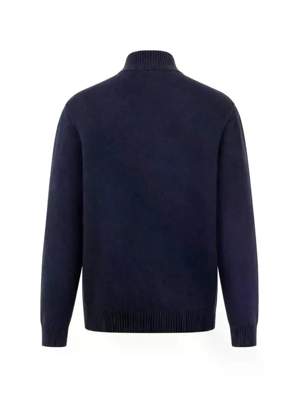 Brunello Cucinelli Ribbed Trim Zip-up Cardigan