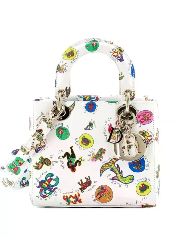 Dior Lady Satchel Bag - Multicolour