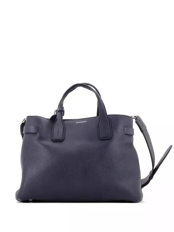 Burberry Banner Leather Medium Tote Bag