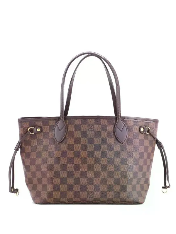 LOUIS VUITTON Damier Pm Tote Bag - Brown