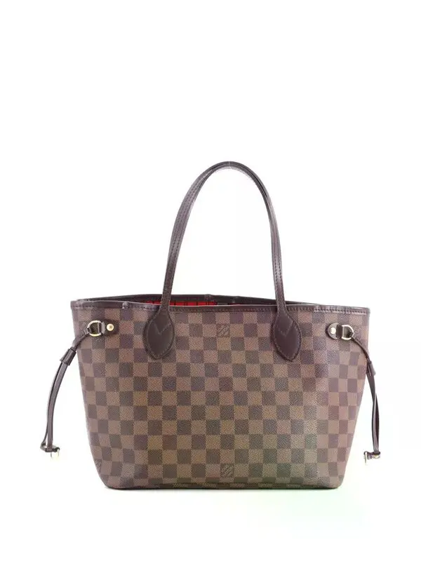 LOUIS VUITTON Damier Pm Tote Bag - Brown