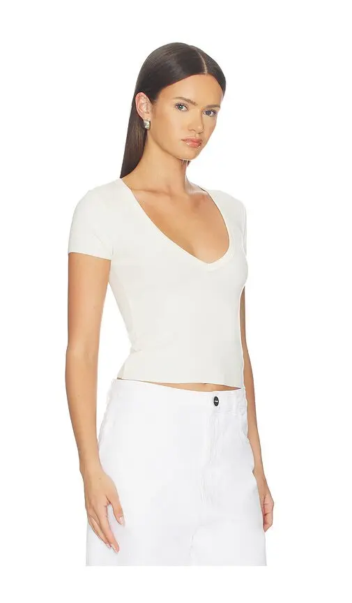 Eterne Short Sleeve V-neck Baby Tee