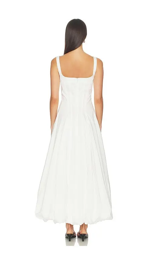 Simkhai Cotton Bubble Midi Dress - White