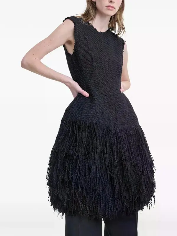 FFORME Talia Fringe Midi Dress