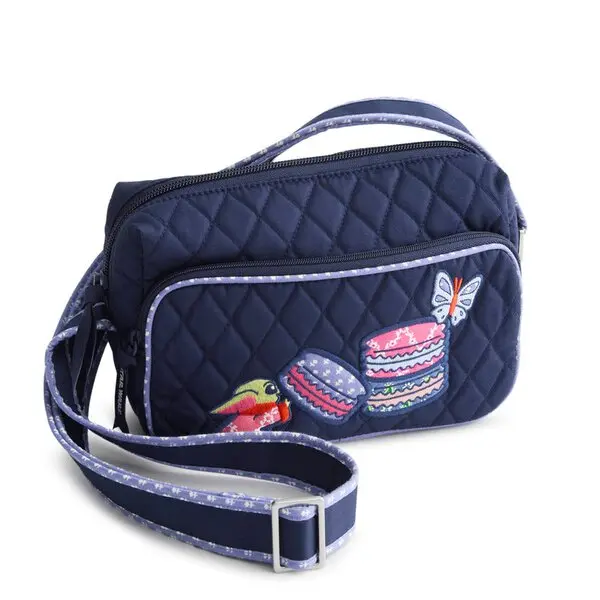 VERA BRADLEY Star Wars Grogu Macarons Becker Camera Bag Crossbody - Blue