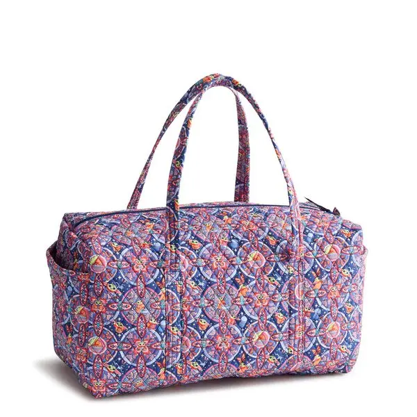 VERA BRADLEY Star Wars Large Original Duffel In Grogu Medallion